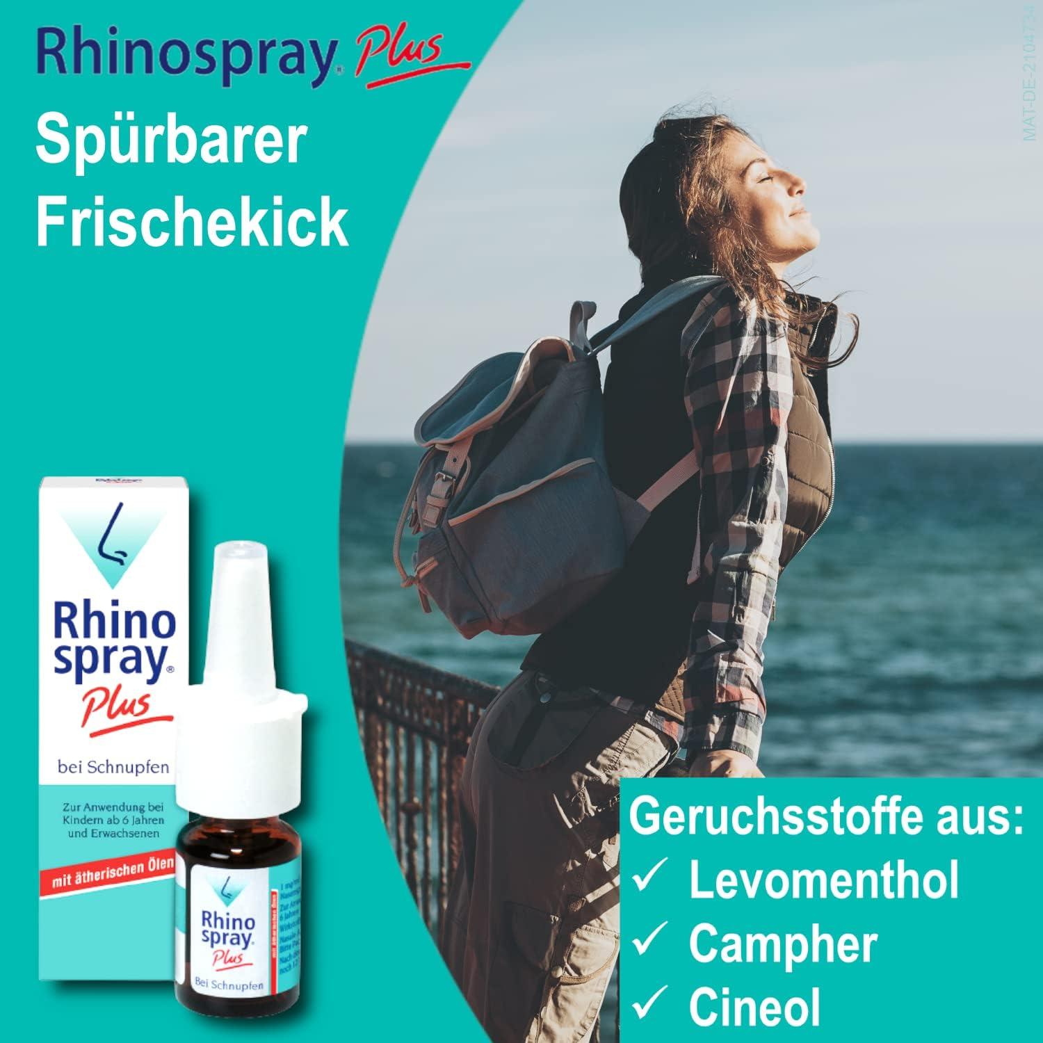 Rhinospray Plus Nasal Spray - 5 x 10ml | Effective Relief for Runny ...