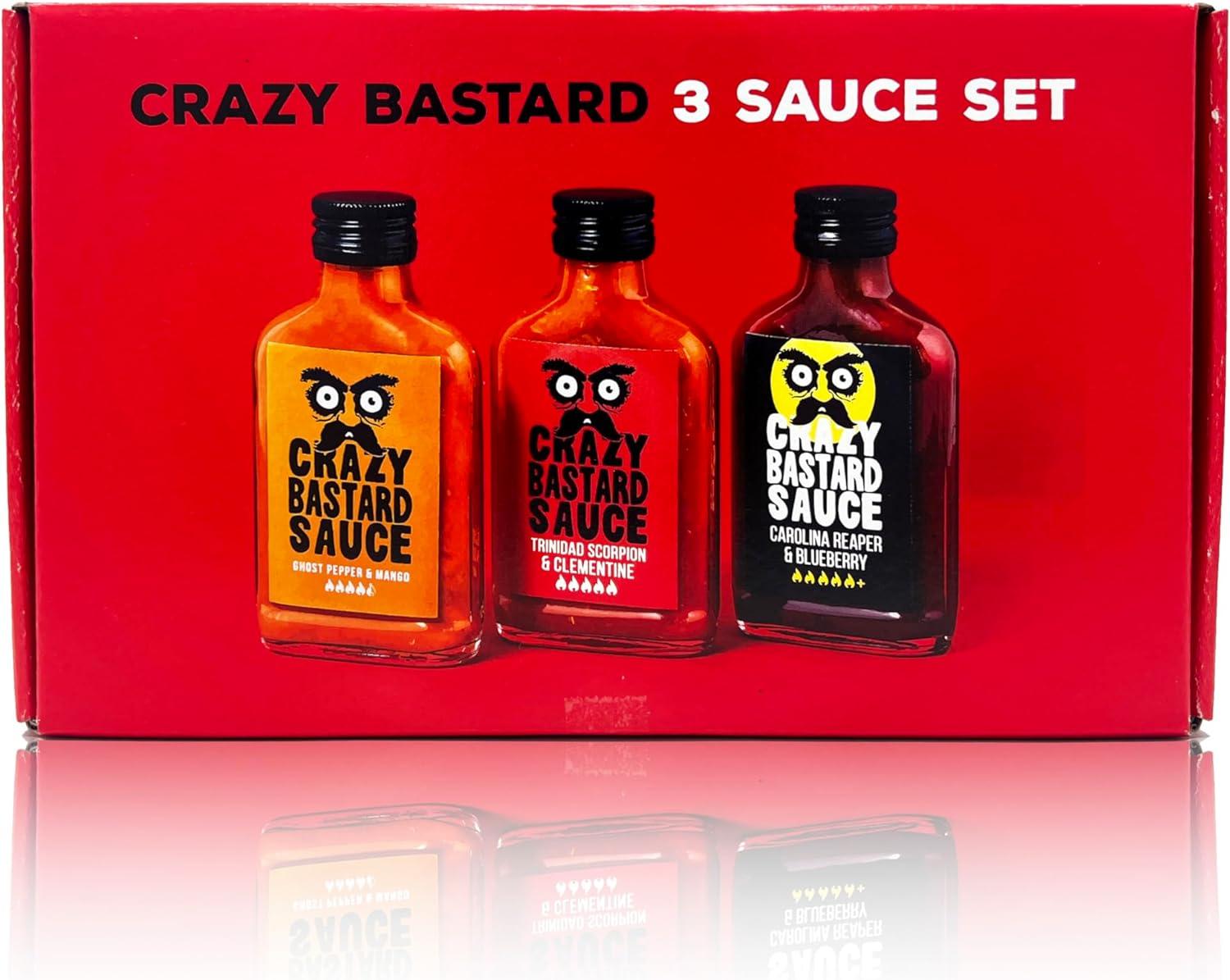 Crazy B Sauce - Sample Set of 3 Chili sauces with The Worlds Hottest ...