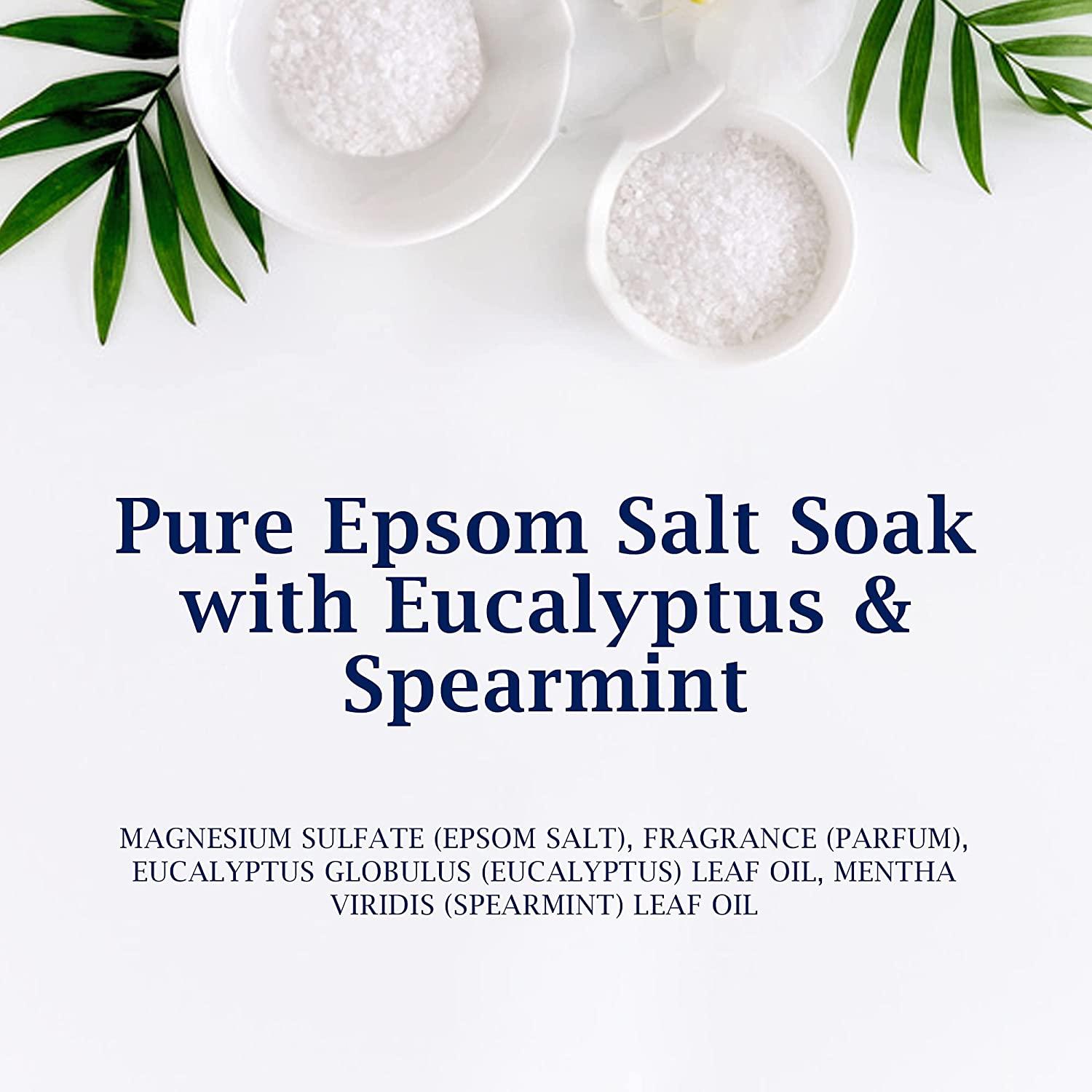 Dr Teal's Pure Epsom Salt, Relax & Relief with Eucalyptus and Spearmint ...
