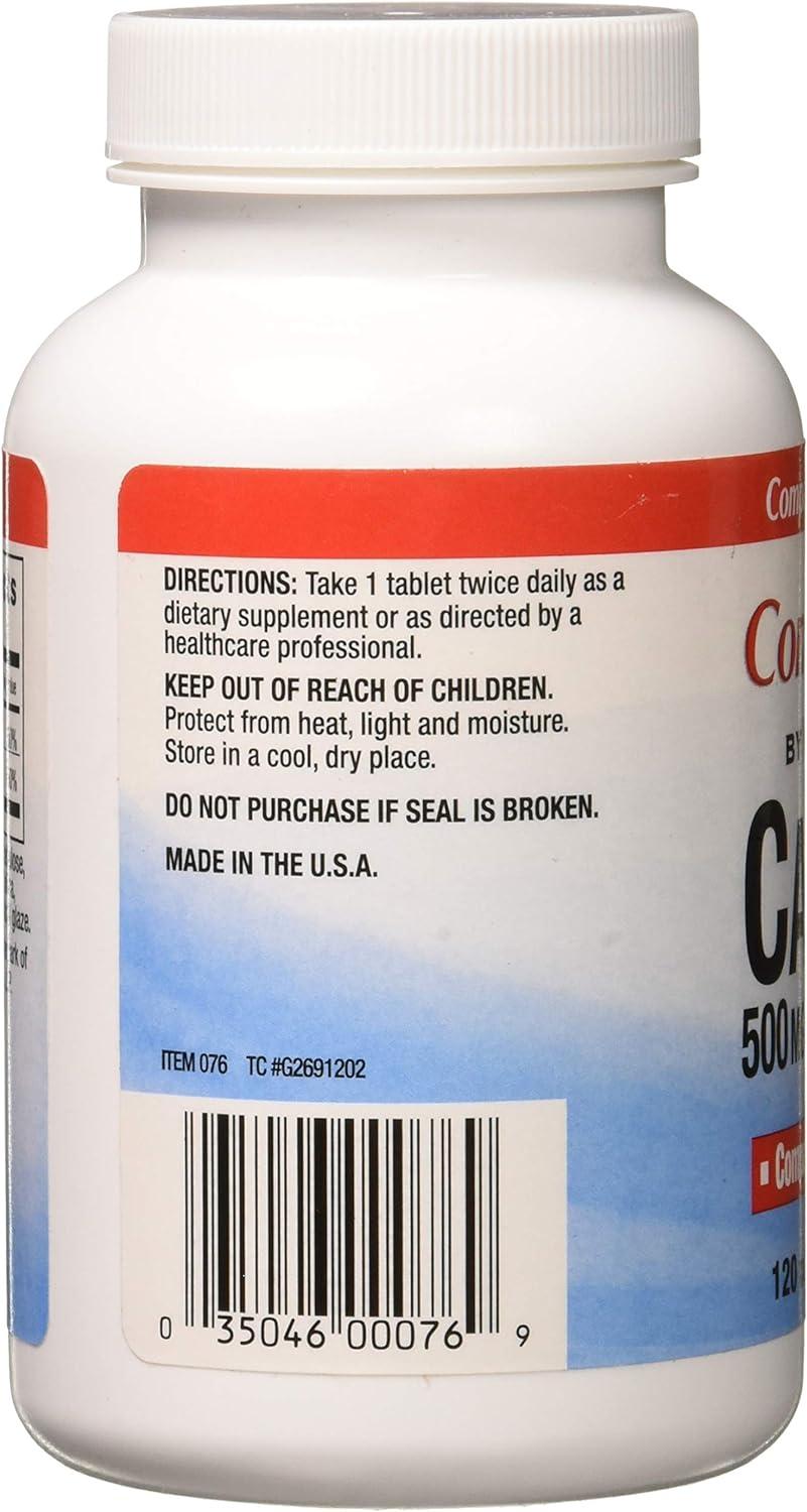 Oyster Cal TAB 500 MG+D WMILL Size 120 - Essential Calcium and Vitamin ...