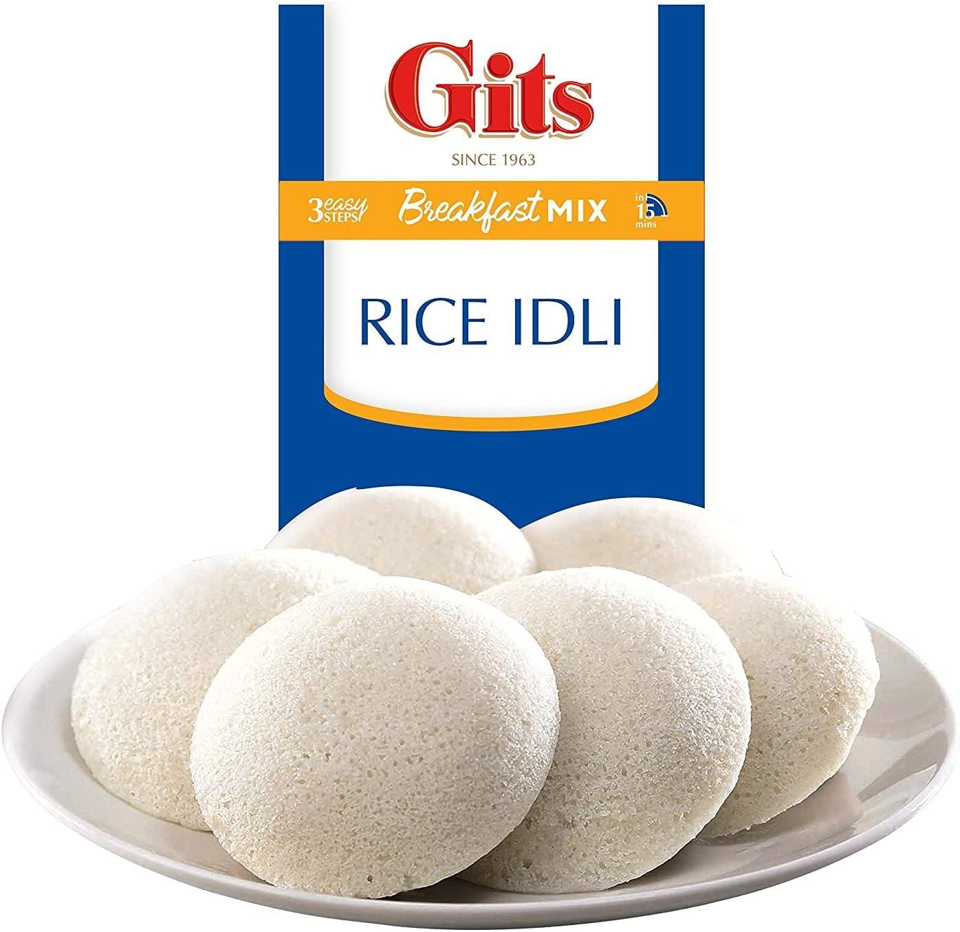 Gits Rice Idli Instant Breakfast Mix 200g - Made From Fermented Batter ...