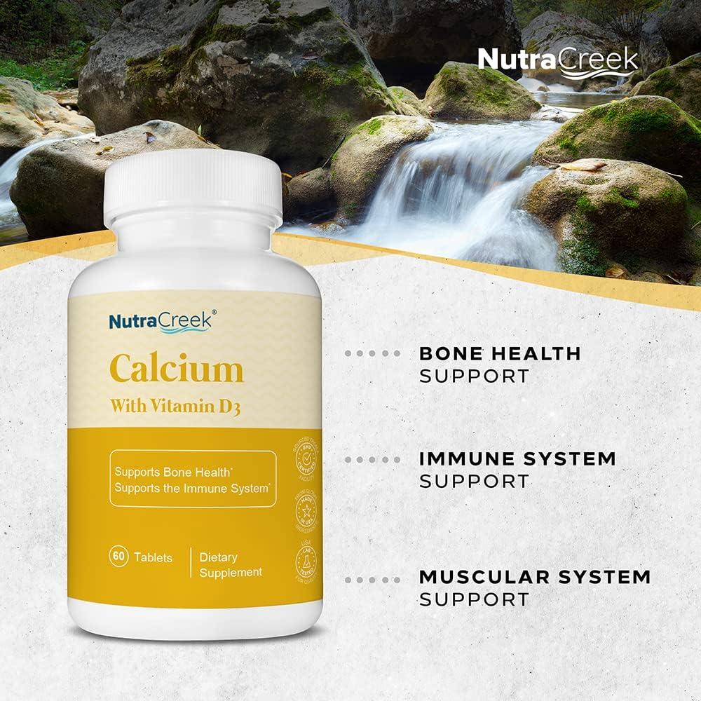 NutraCreek Sea Moss & Calcium with Vitamin D3 Bundle: 60 Irish Sea Moss ...