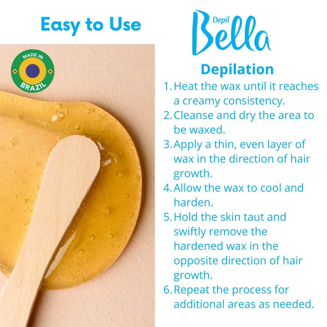 Depil Bella Hard Wax with Honey and Propolis 28.2oz - Professional Hair ...