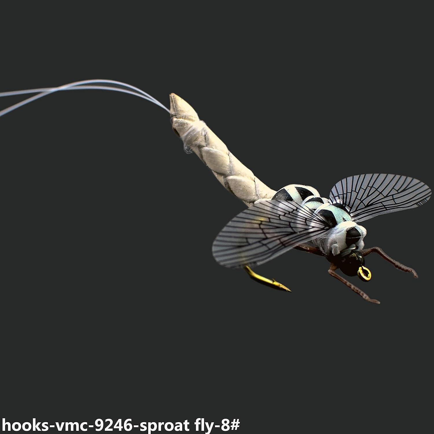 Premium Fly Fishing Flies Set with Box - Nymphs Dry Wet & Streamers ...