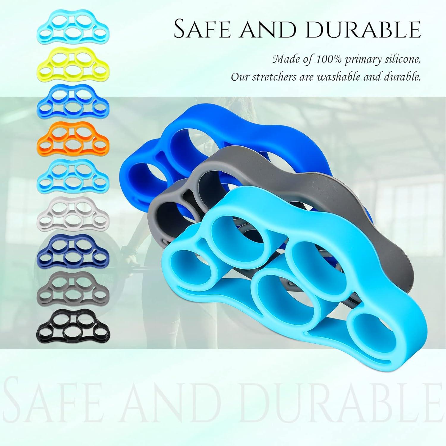 Estune 27 Pack Finger Strengthener Set - Hand Exercisers for Grip ...