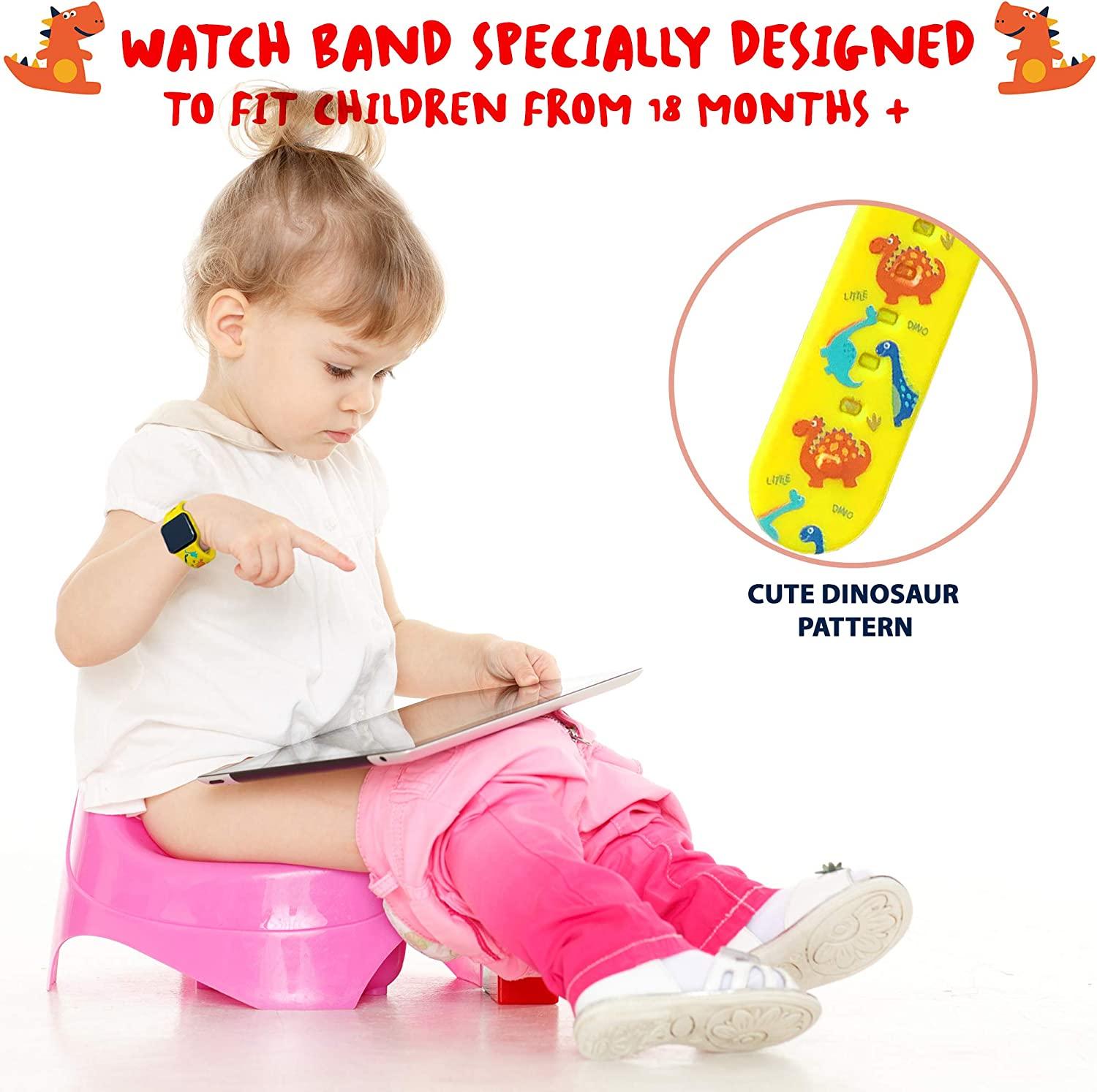 Potty Training Toilet Timer Watch for Girls Boys, Fun Flashing Lights ...
