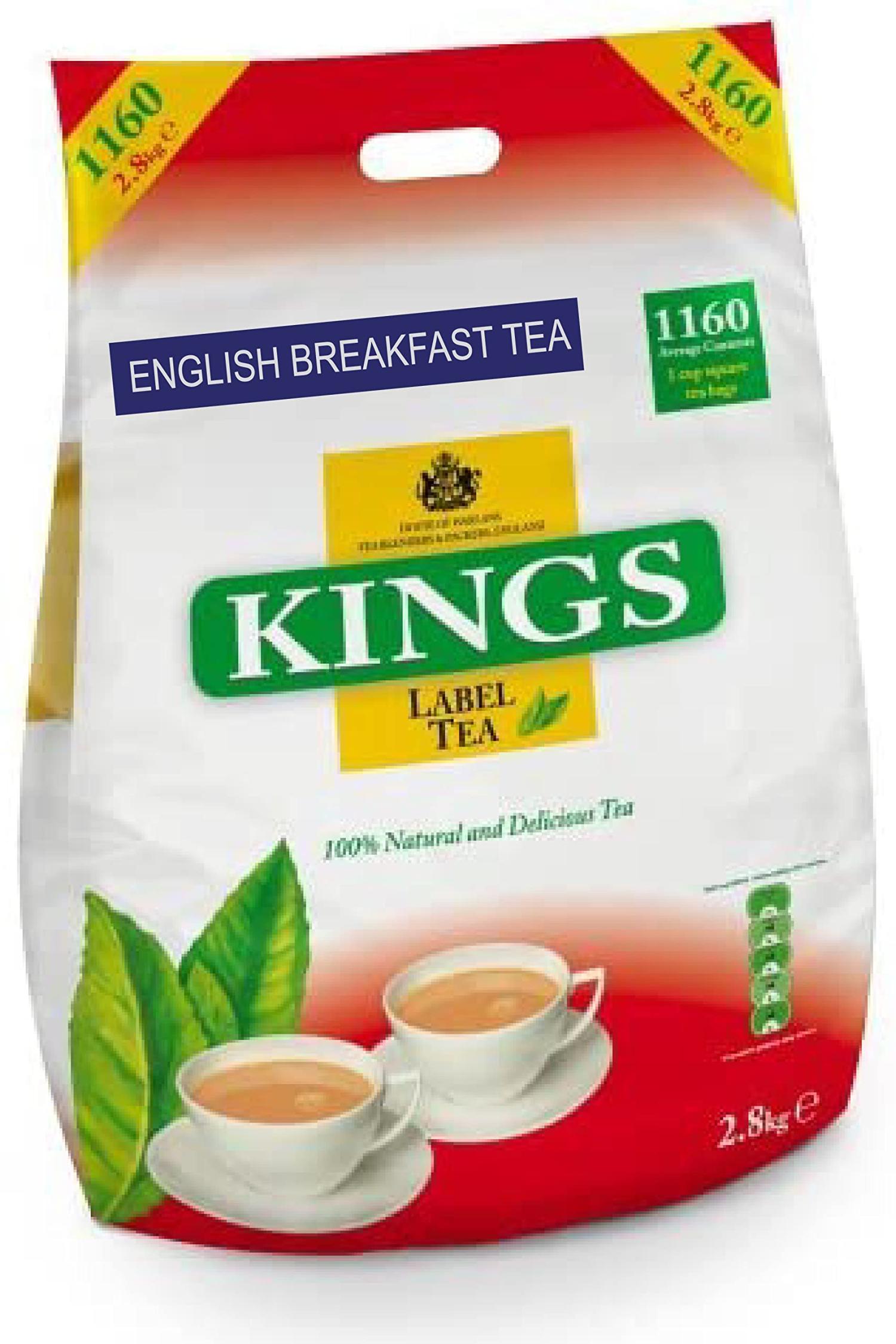 KINGS LABEL TEA ENGLISH BREAKFAST CATERING 1160 TEA BAGS | Buy Now with ...