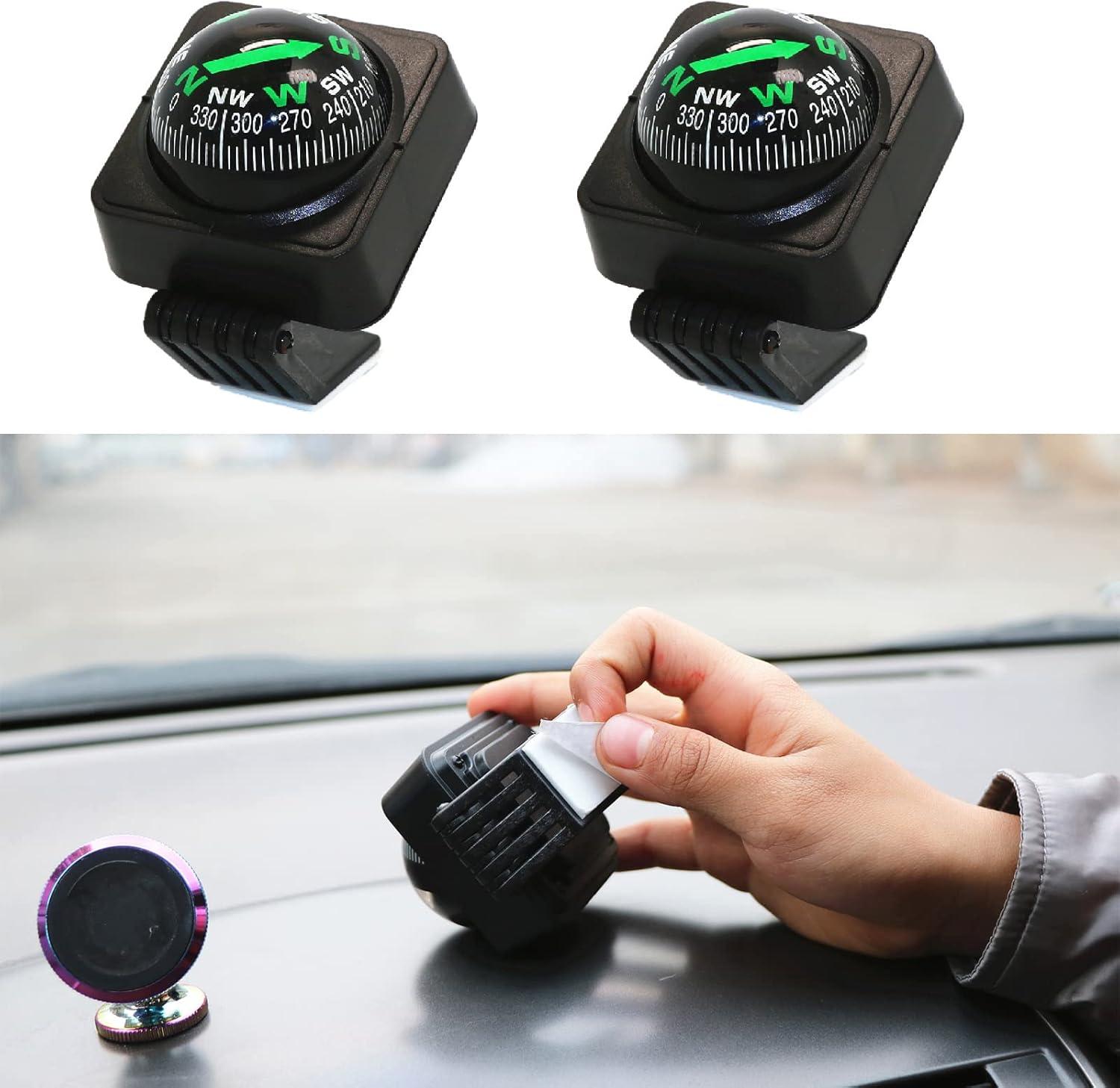 Buy Auto Compass | Universal Vehicle & Mini Pocket Compass - 2 Pieces ...