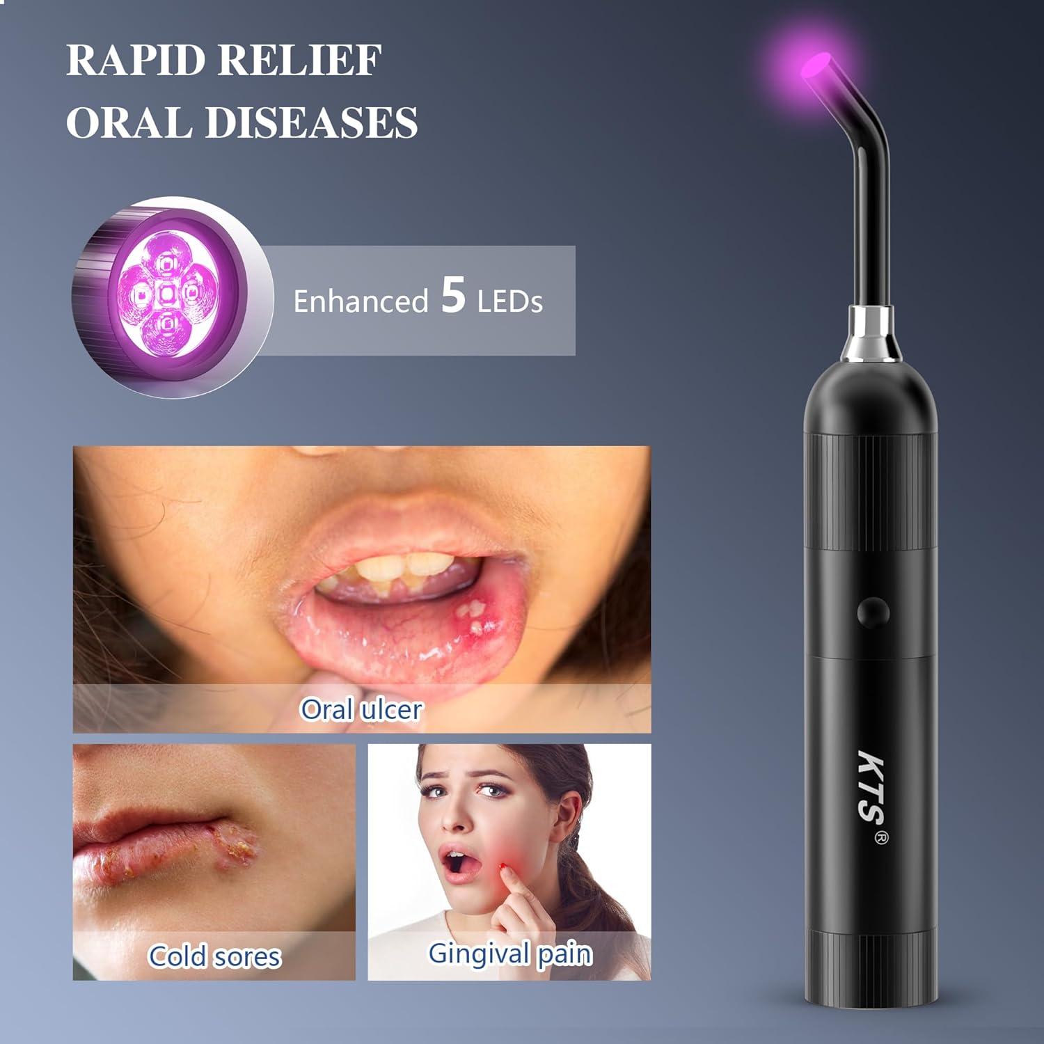 Red Light Therapy Device Cold Sore Canker Sore T.re.atment for Lips In ...