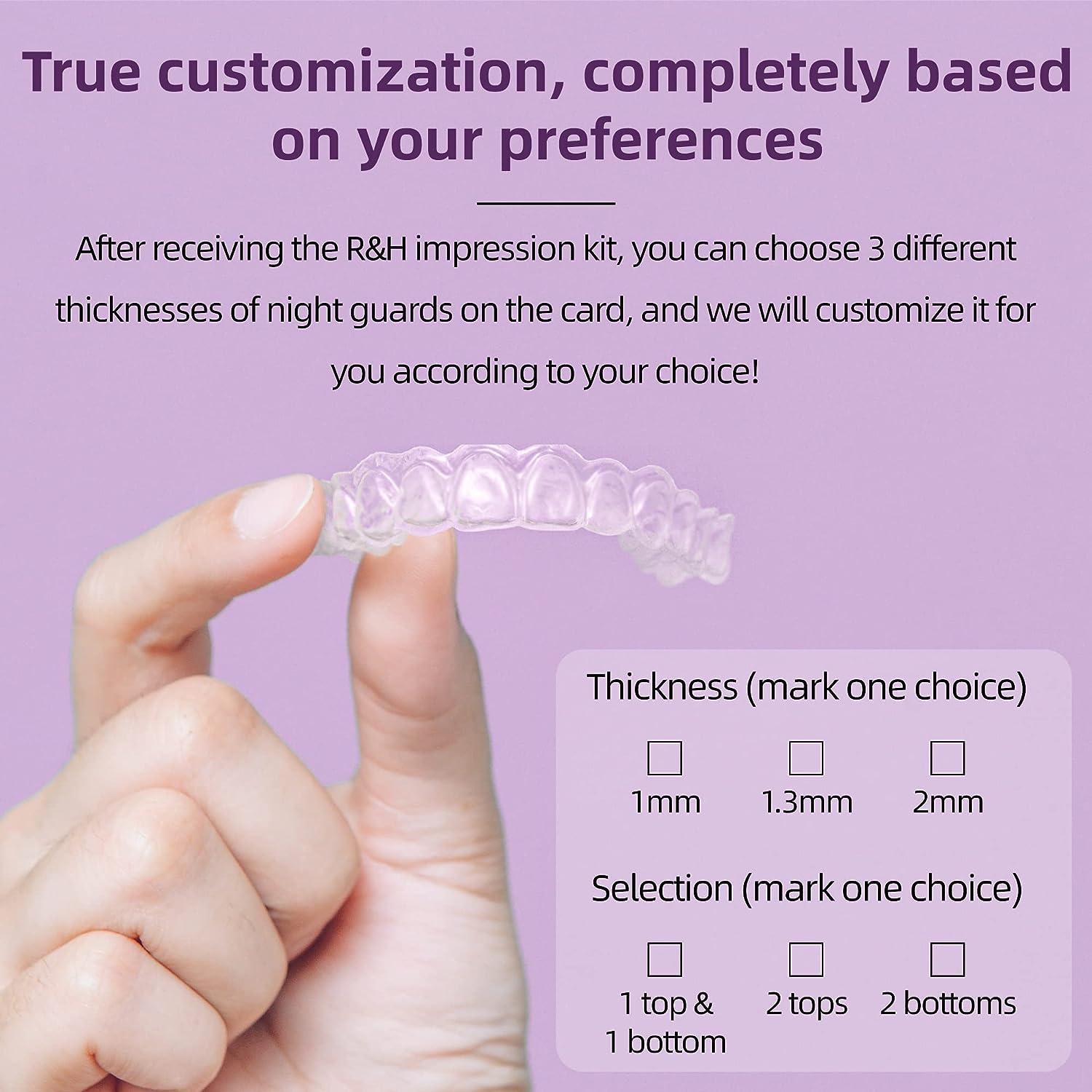 At-Home Custom Mouth Night Guard Kit for Dental Bruxism and Teeth ...