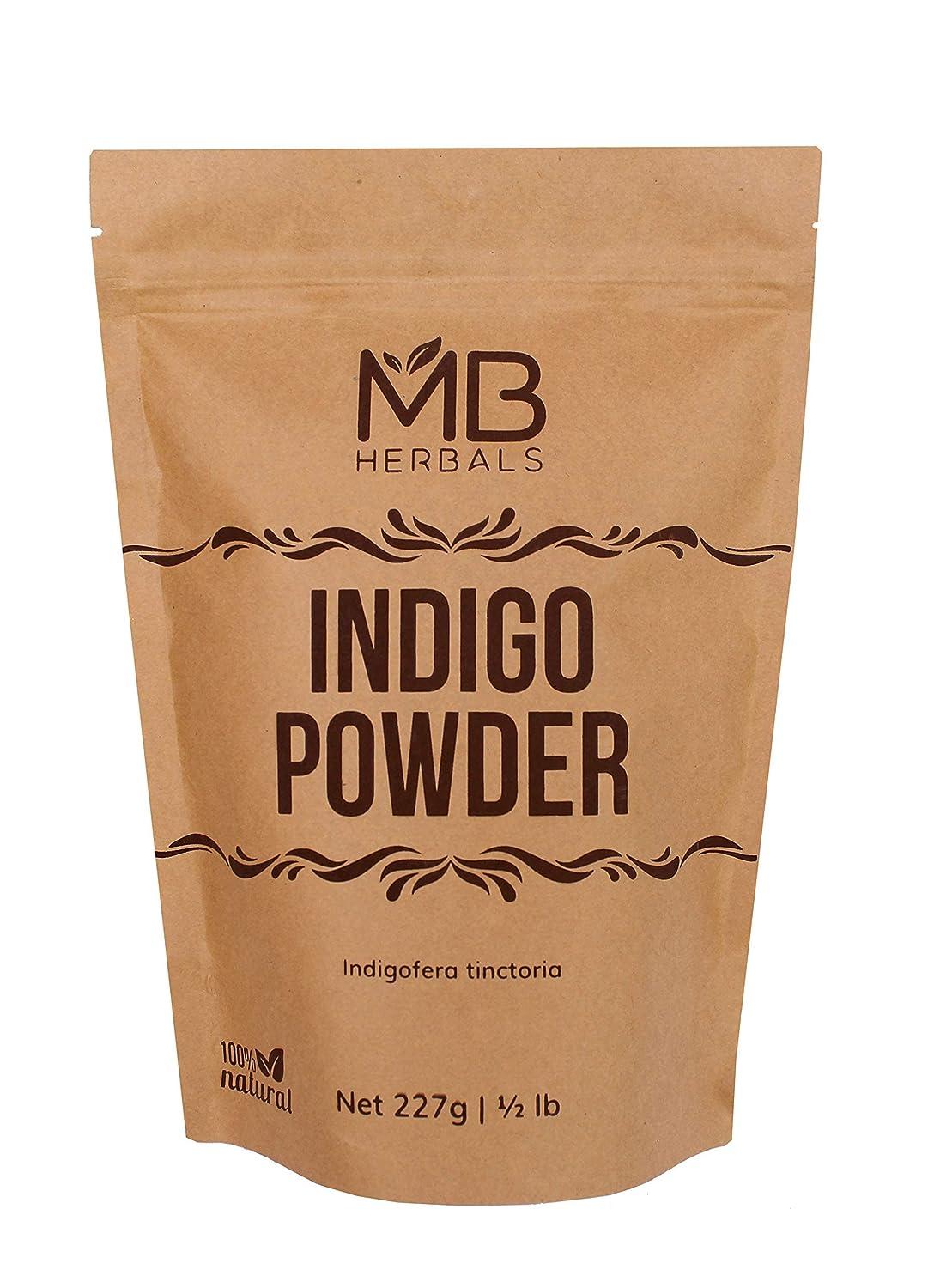 MB Herbals Pure Indigo Powder 1 LB - 100% Indigofera tinctoria Leaf ...