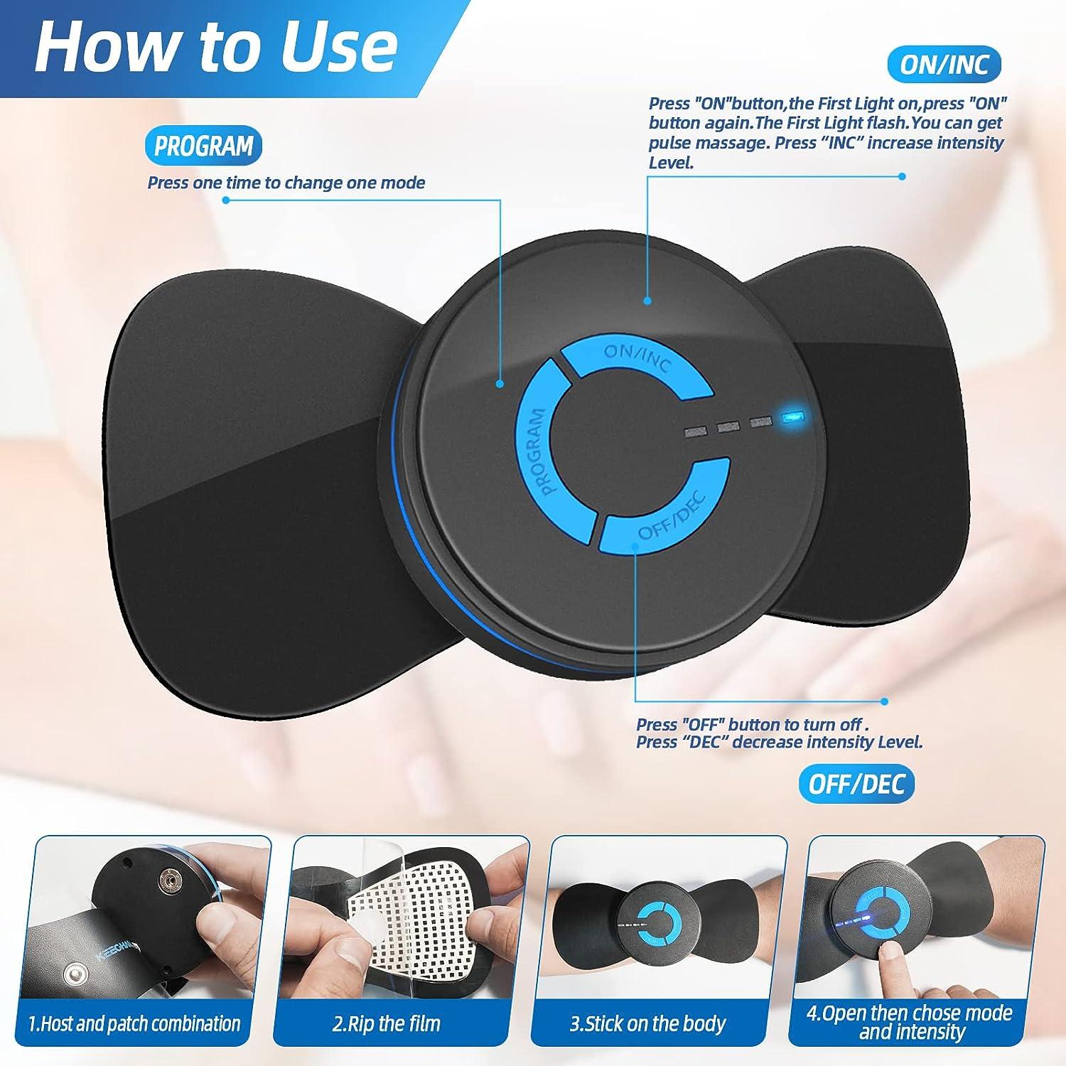 Keecham Tens Unit: Back Pain Relief Muscle Stimulator | Fast ...