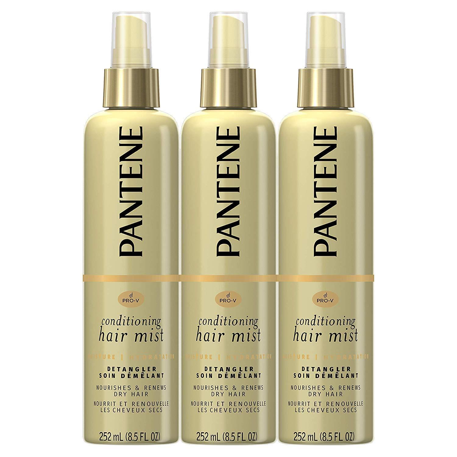 Pantene Pro-V Conditioning Mist Detangler 8.5 Fl Oz - Pack of 3 ...