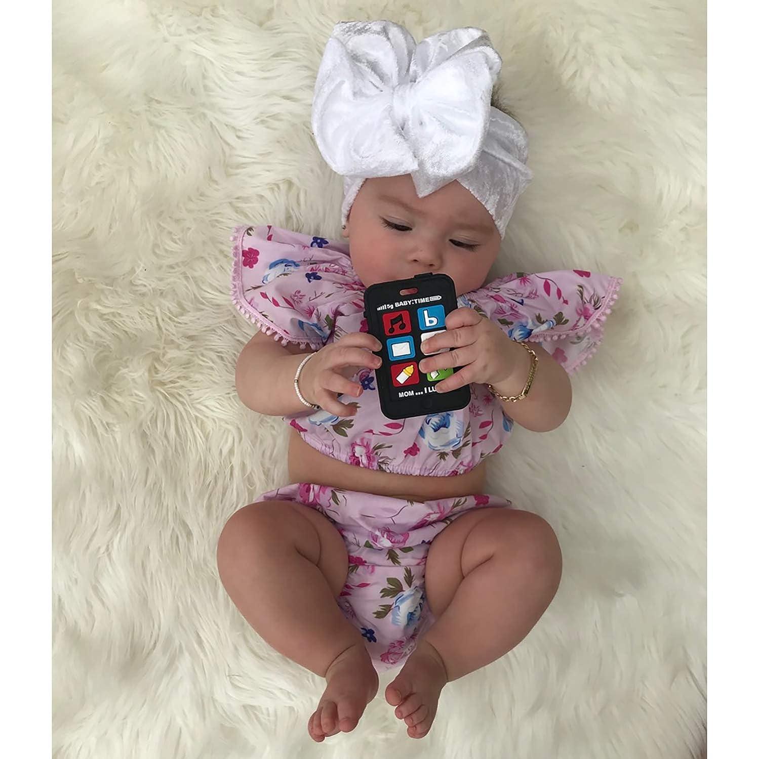 Silli Chews Cute Baby Teether Cell Phone Toy for Babies - Safe Silicone ...