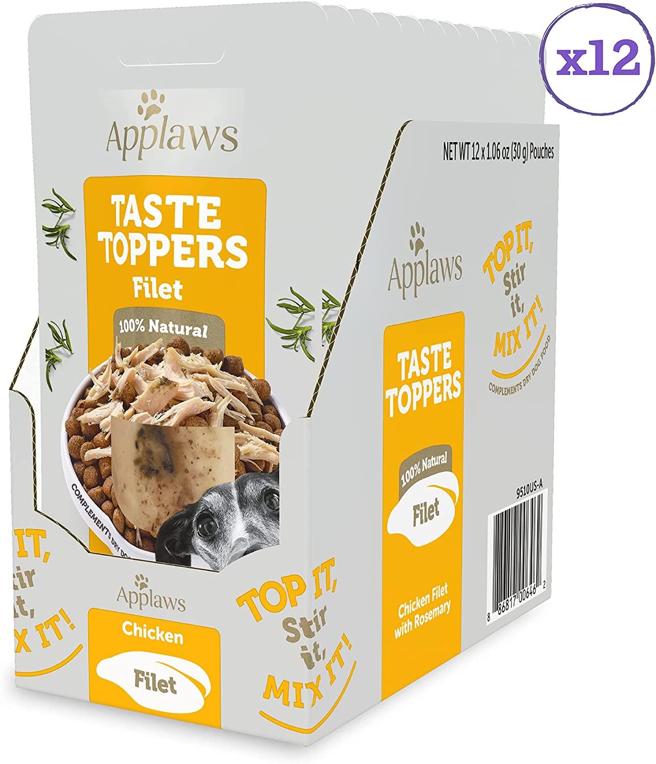 Applaws Taste Toppers Chicken Filet with Rosemary | Natural Wet Dog ...