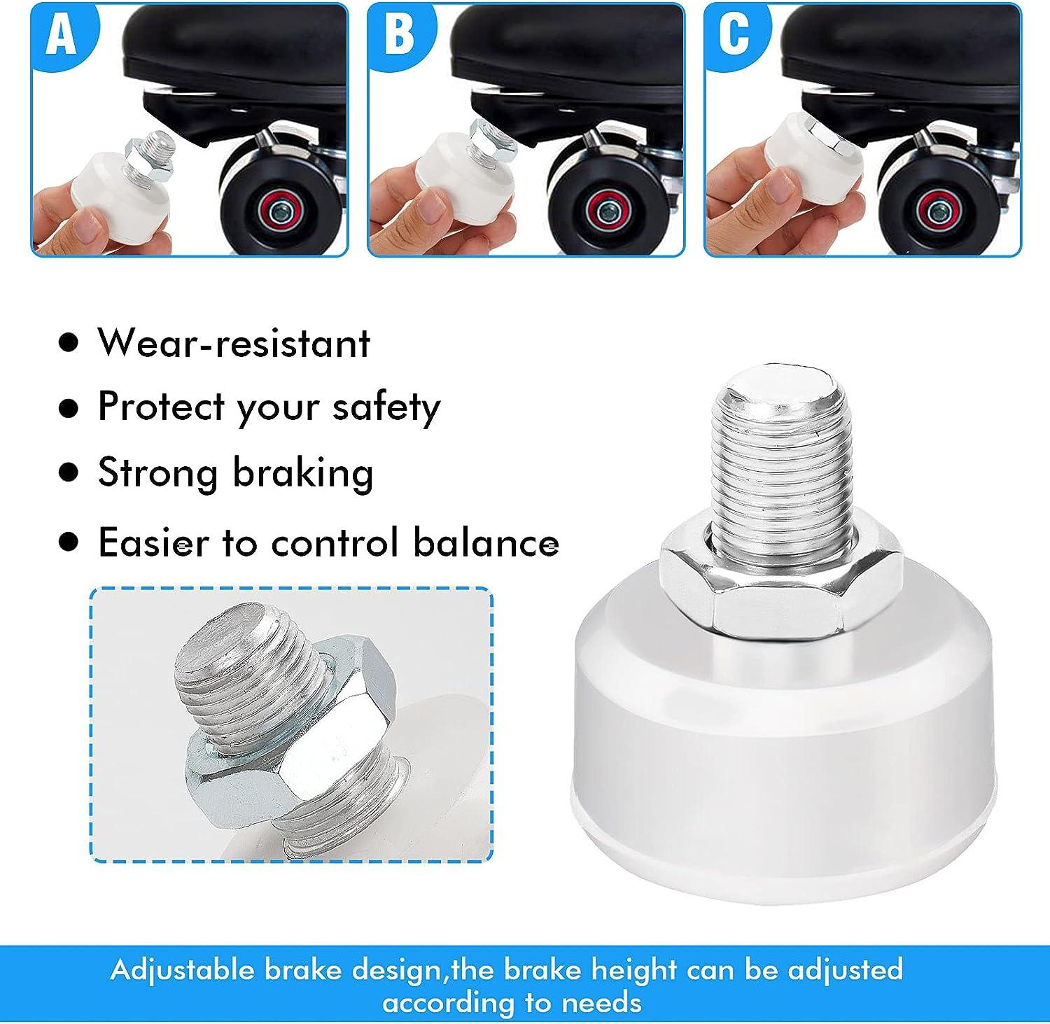 Nezylaf Roller Skates Toe Stops Plugs - 2 Pack Rubber Brake Block ...