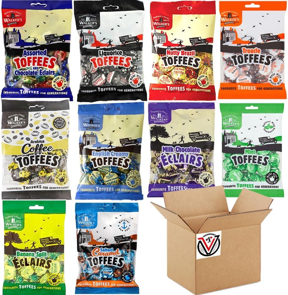 VIMIX - Walker's Nonsuch Toffees 150g - Liquorice Nutty Brazil Arabica Coffee English Creamy ...