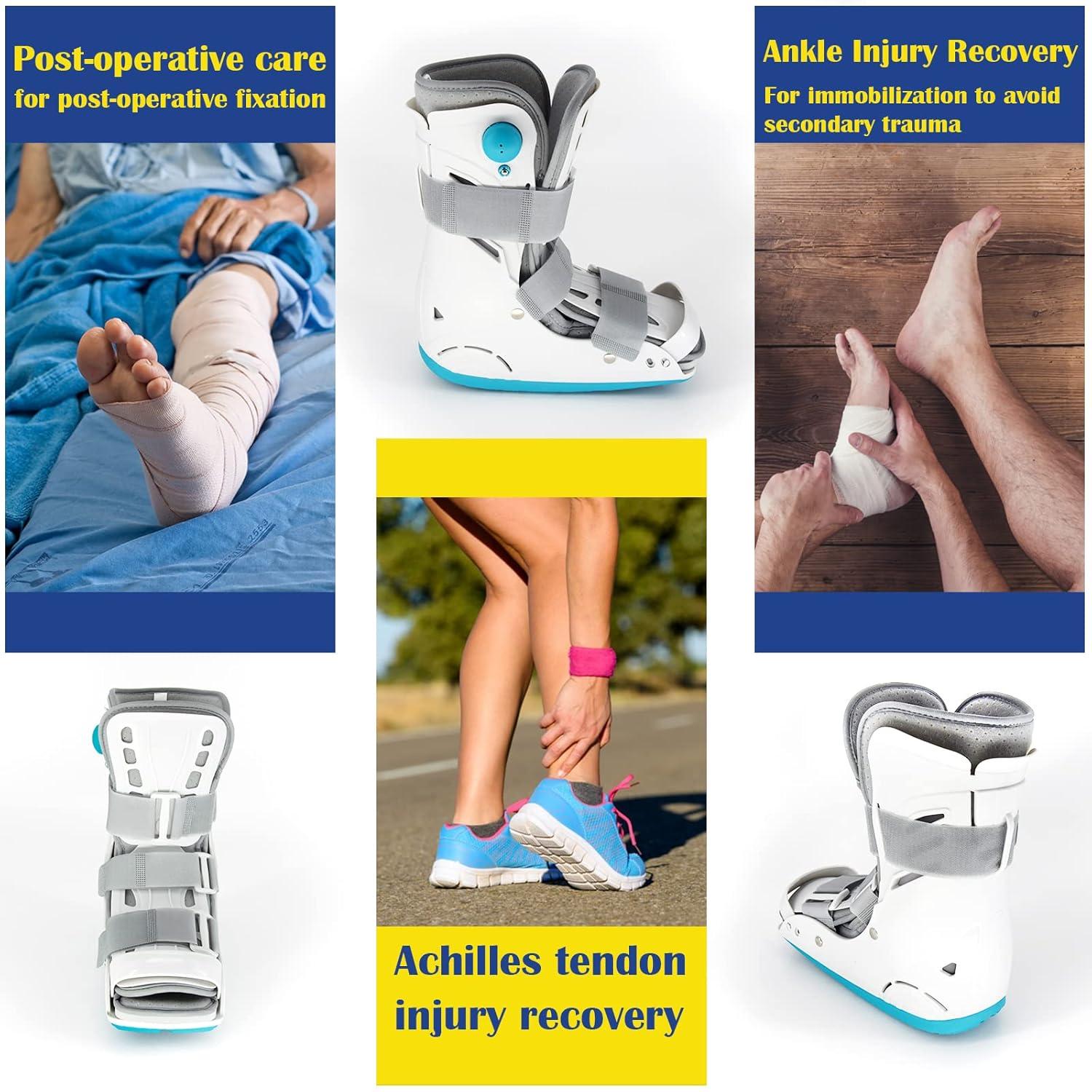 Walker Fracture Boot with Automatic Air Pump - Inflatable Cam Boot for ...