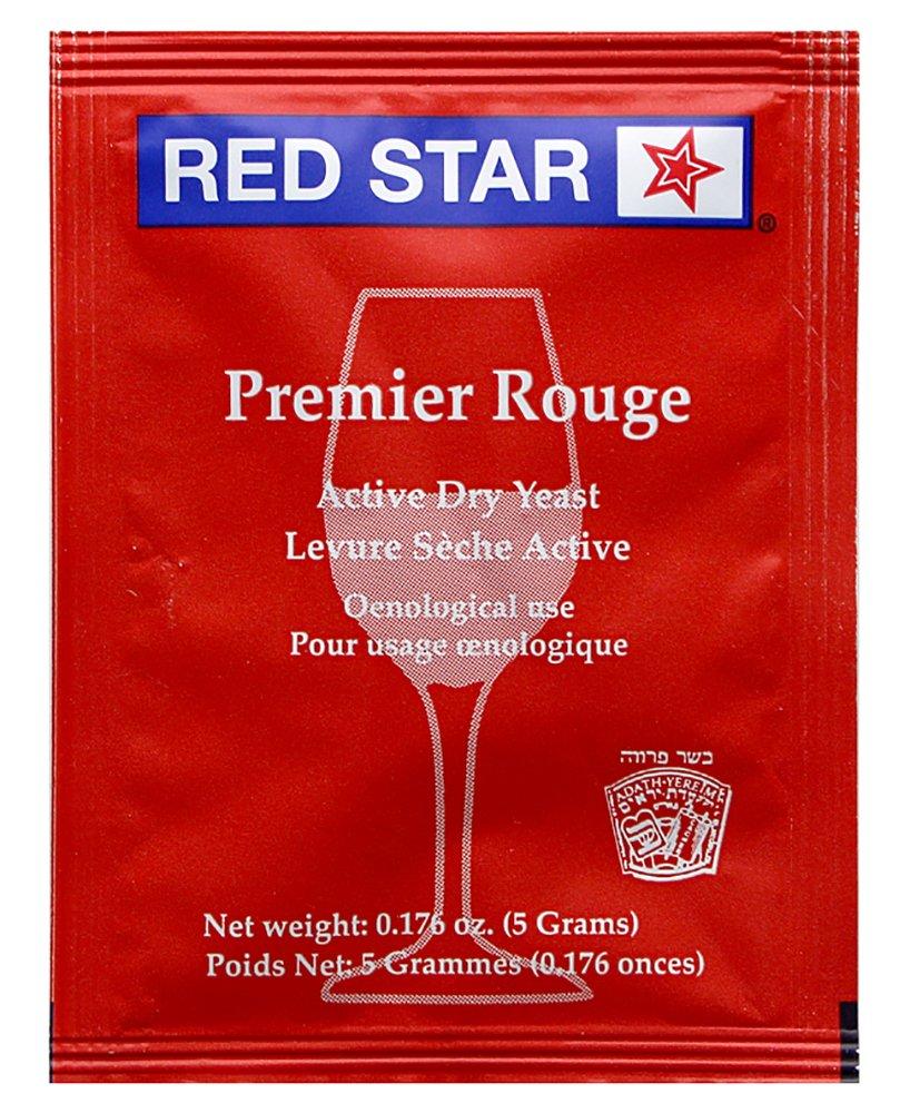 Red Star Premier Rouge Yeast - Perfect for Winemaking and Fermentation ...