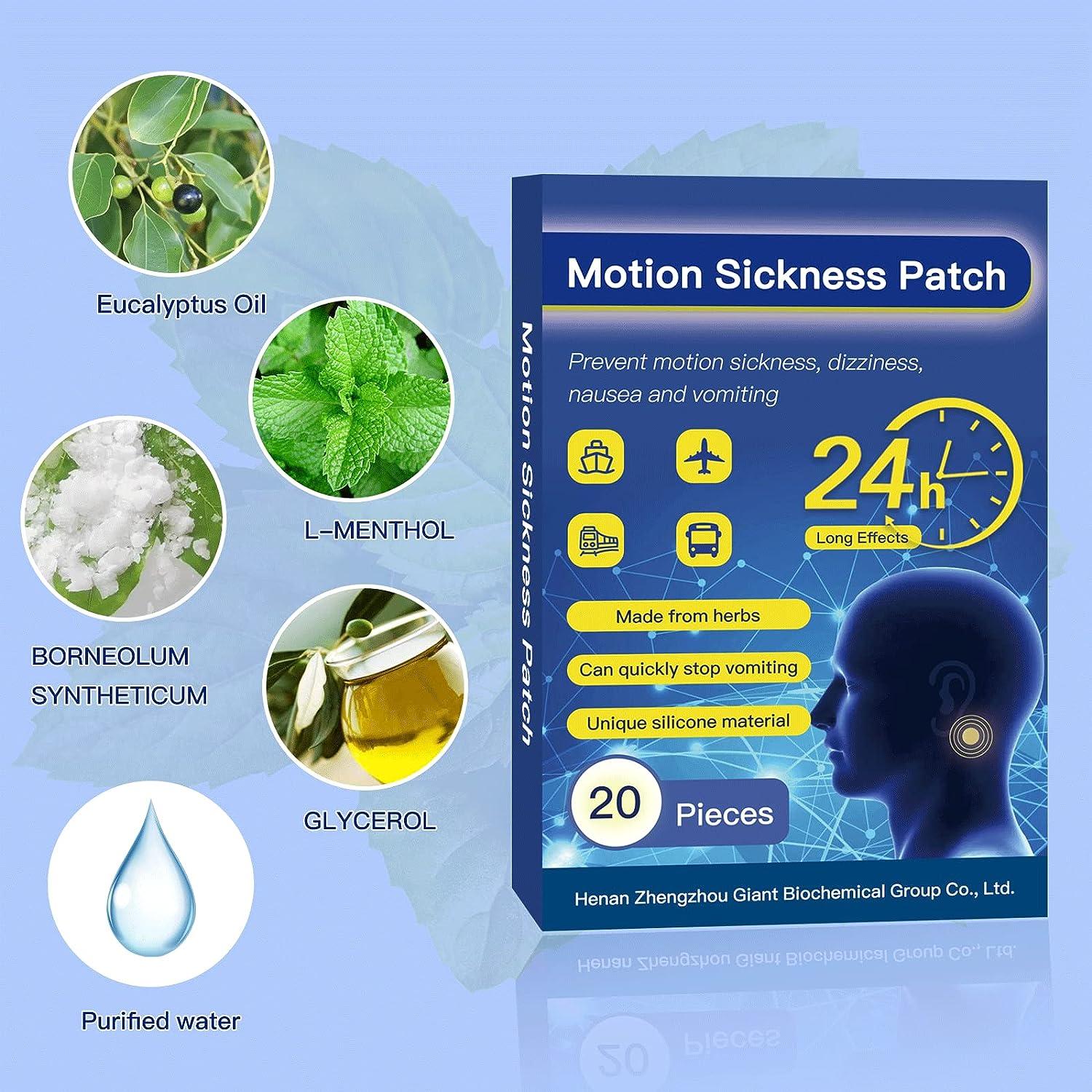 Motion Sickness Relief Patch for Adults and Kids - Anti Nausea Sea ...