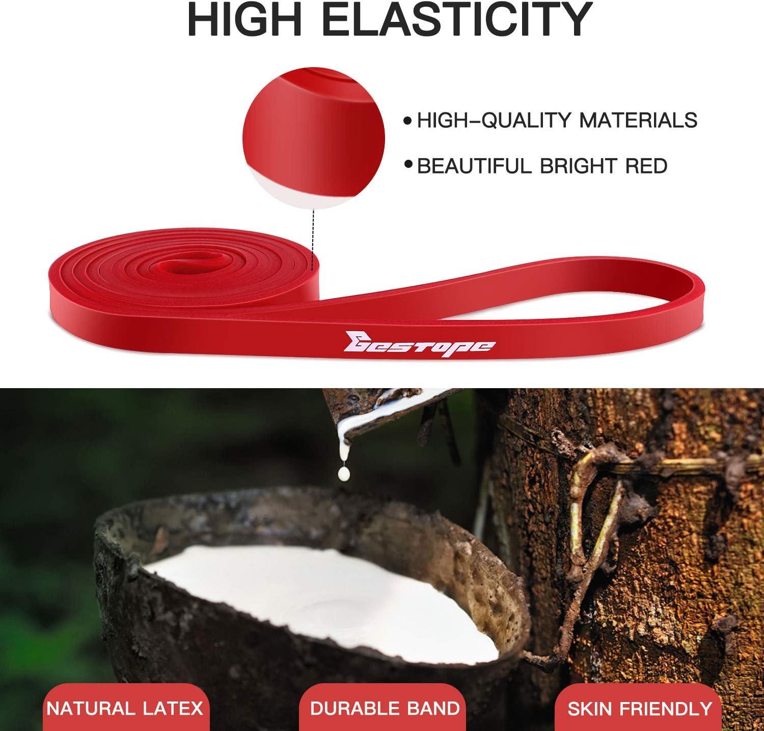 Premium Latex Resistance Band Pull Up Assist for Home Gym Workout - Red ...
