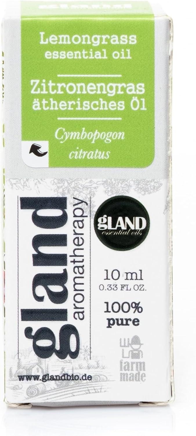 100% Natural Gland Lemongrass Essential Oil - Pure Cymbopogon Oil for ...