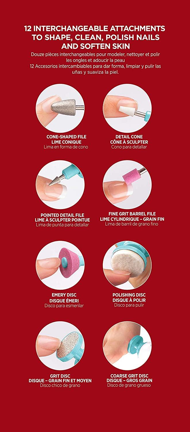 KISS Power File X Nail Dryer All-In-One Nail Care Kit (2464N) - Fast ...