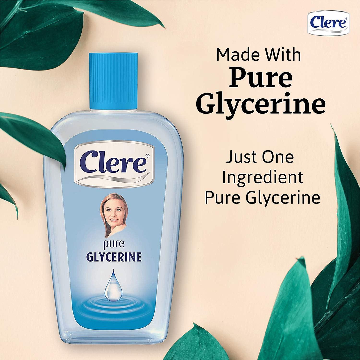 Clere BP Pure Glycerine 100ml - Moisturizing Skin Care (Pack of 1 ...