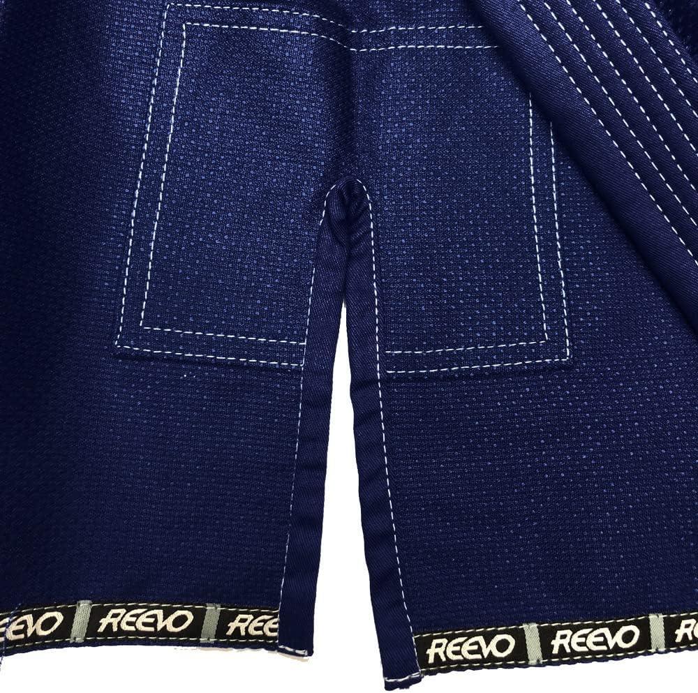 REEVO Guard X BJJ Gi Navy Blue - Ultra Light Brazilian Jiu Jitsu Kimono ...