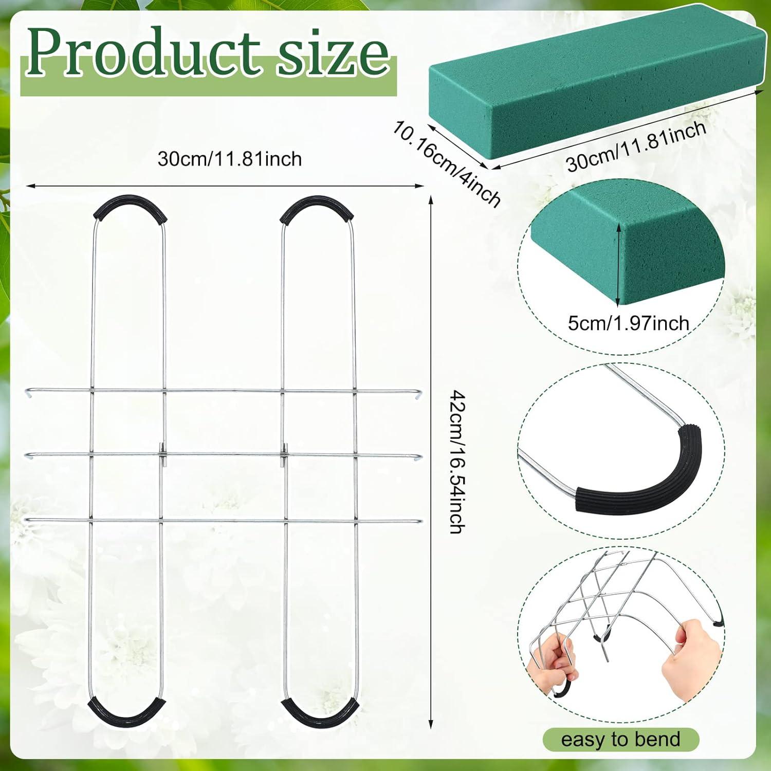 4 Pack 12 Inch Gravestone Flower Saddle for Cemetery Headstones ...