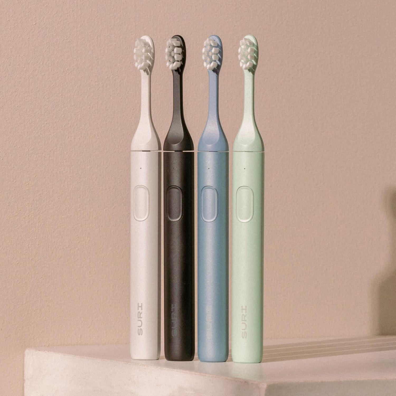 SURI Sustainable Sonic Toothbrush - Slim and Powerful Electric ...