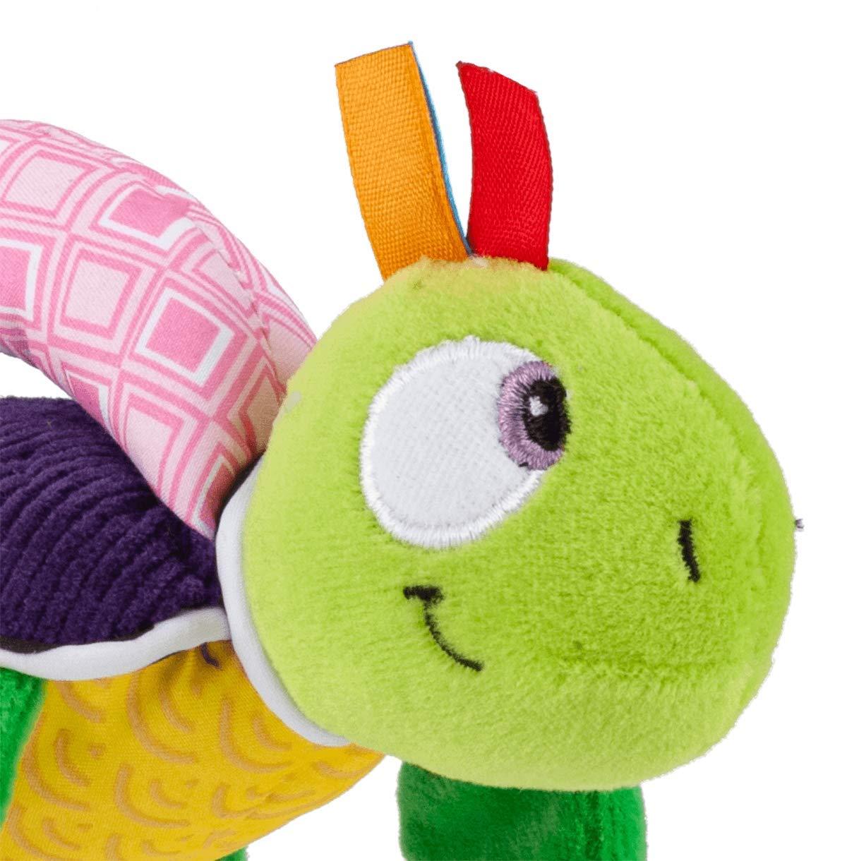 Nuby Floppers Plush Teether Turtle - Soothing Teething Toy for Babies ...