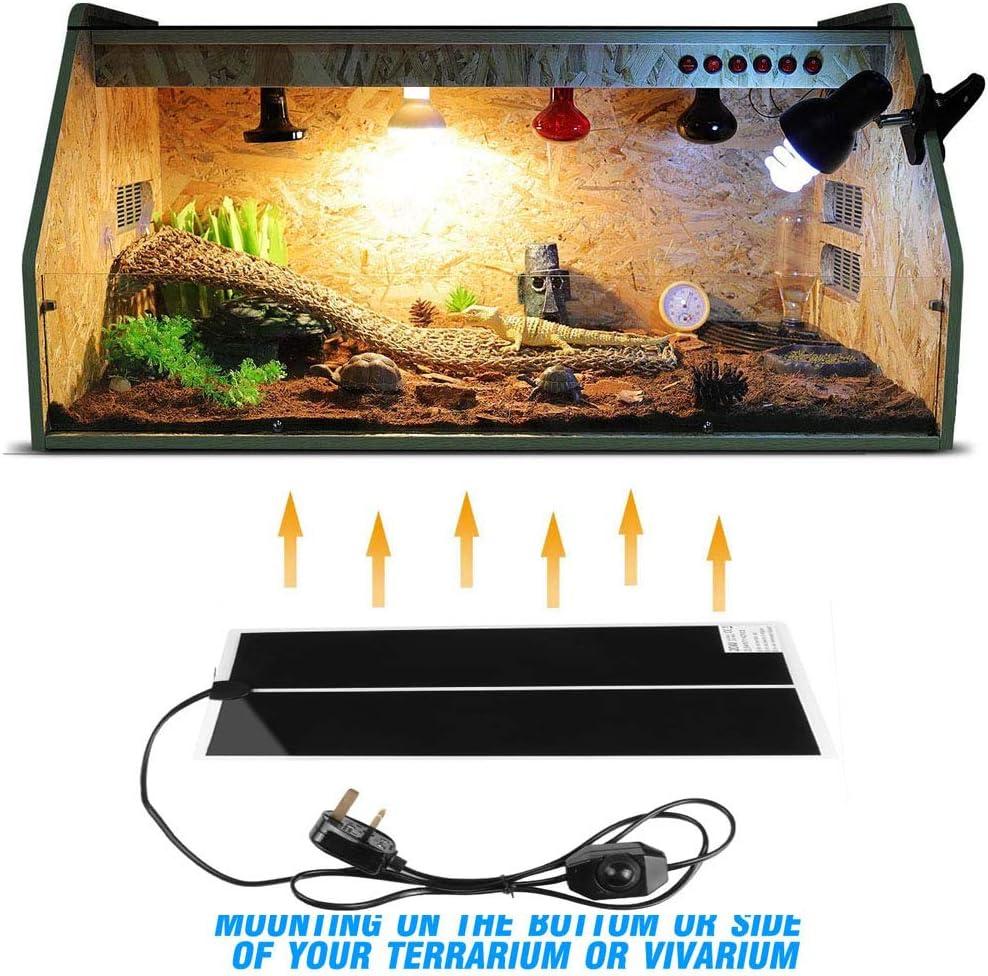 PeSandy Reptile Heating Mat 14W with Temperature Adjustment - Ideal ...