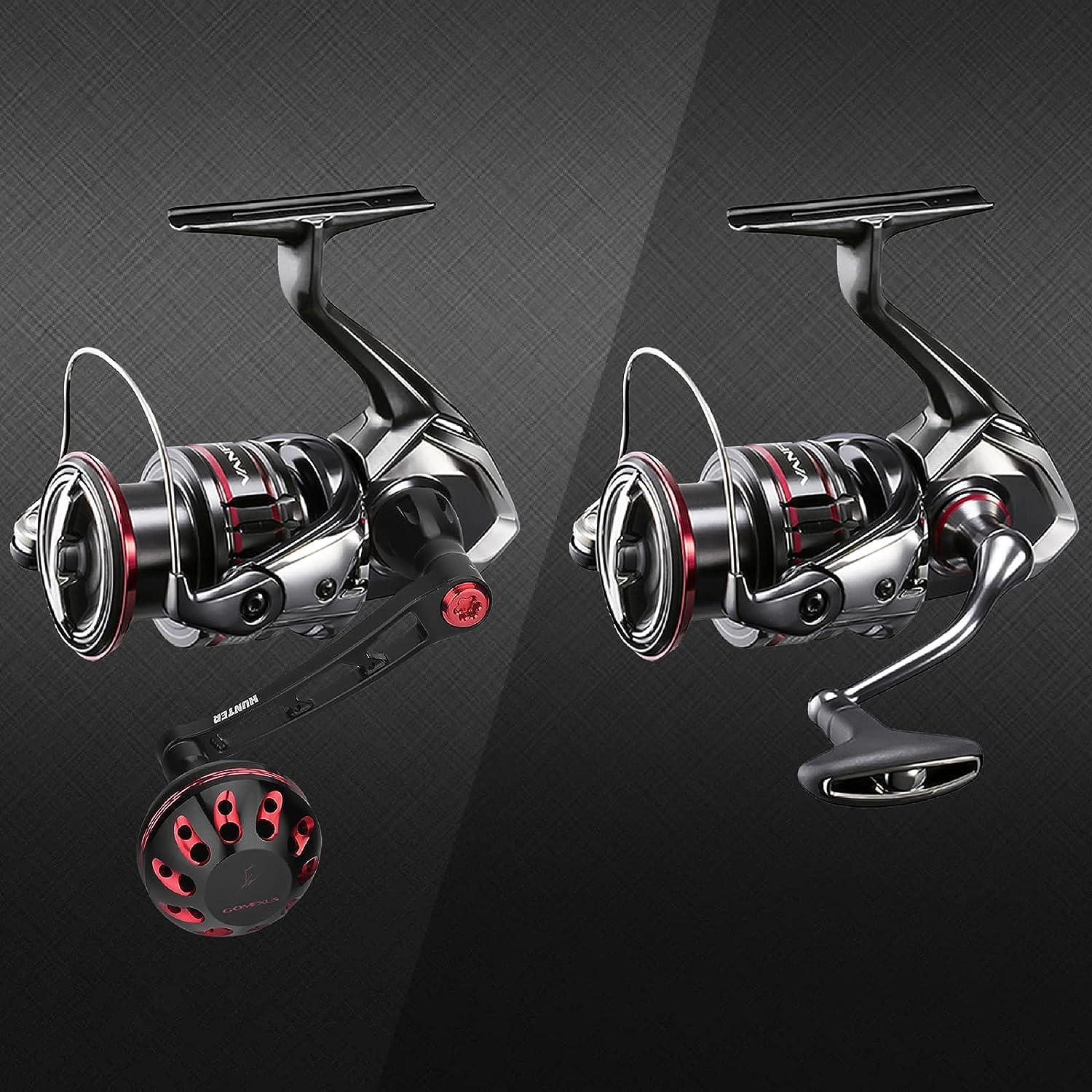 GOMEXUS Screw-in Power Handle for Shimano Stradic FL Stella Vanford Vanquish - Compatible with ...