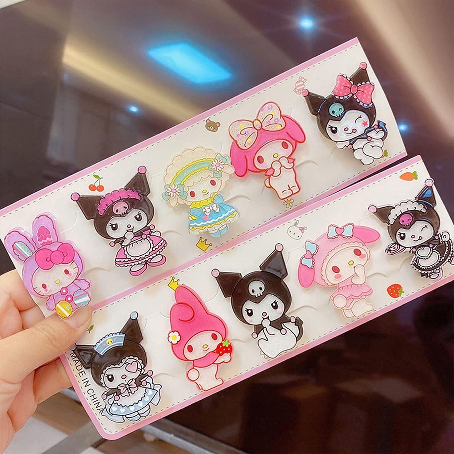 Kawaii Anime Hair Accessories Set | Cute Cartoon Hair Clips for Girls ...