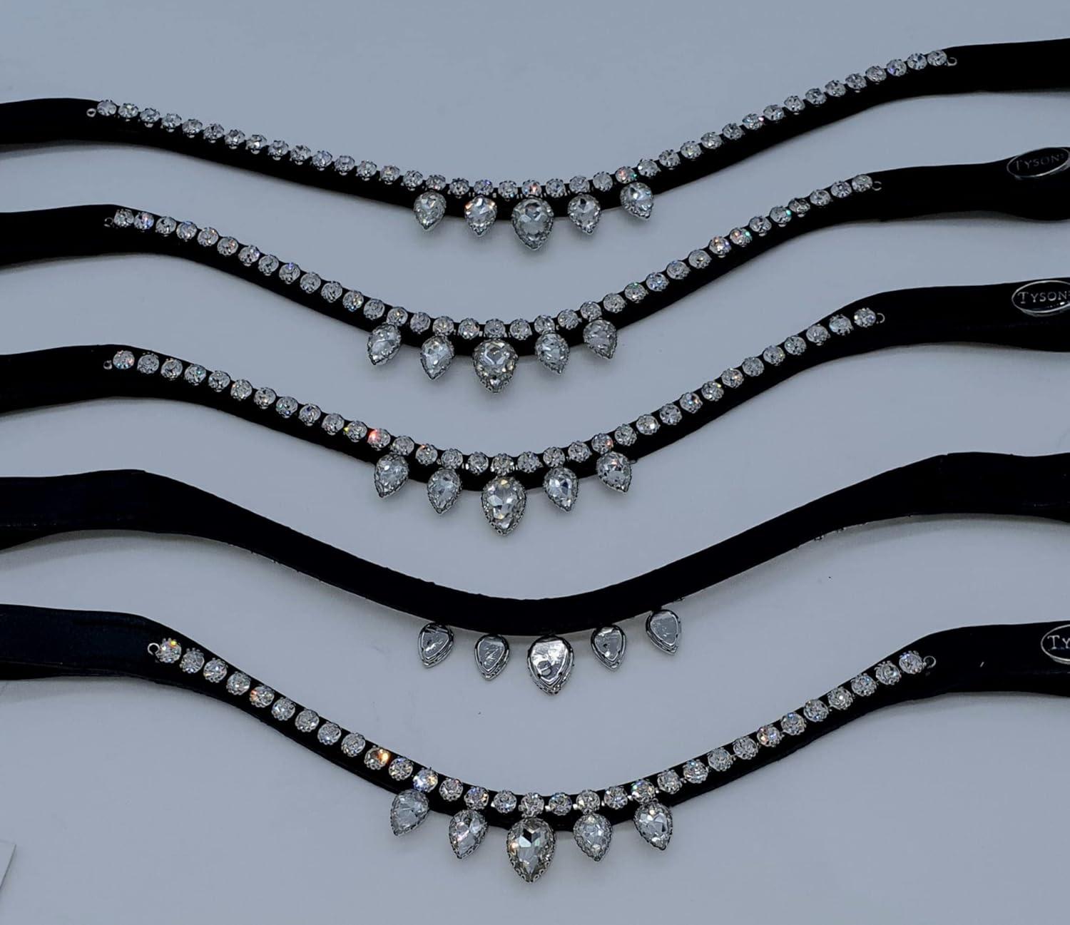Tysons Breeche's Headband Straps for Bridles - Glitzer & Strass in ...