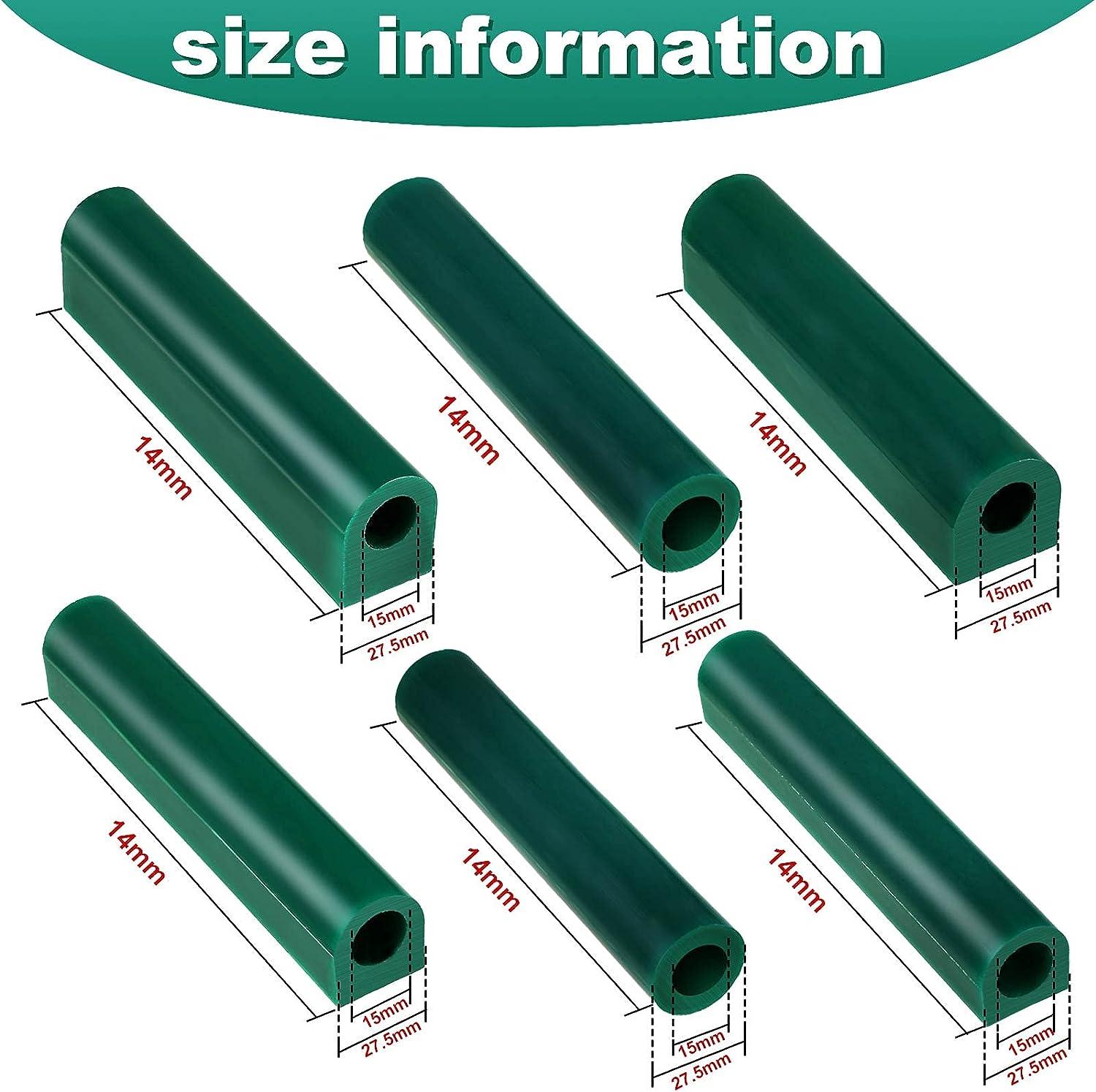 6 Green Carving Wax Ring Tubes for Jewelry Casting Mold Kit - Various ...