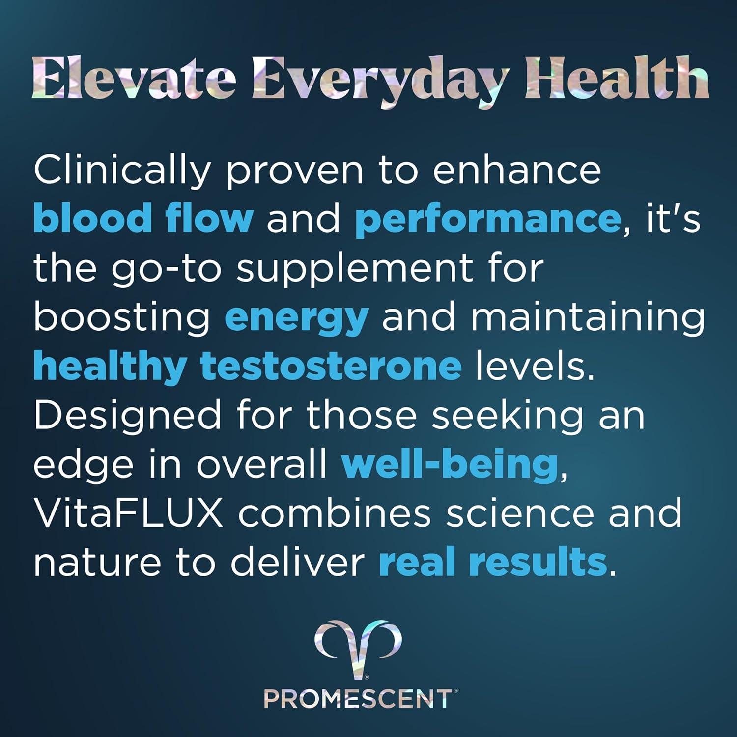 VitaFLUX Triple Power Nitric Oxide Supplement for Male Performance ...