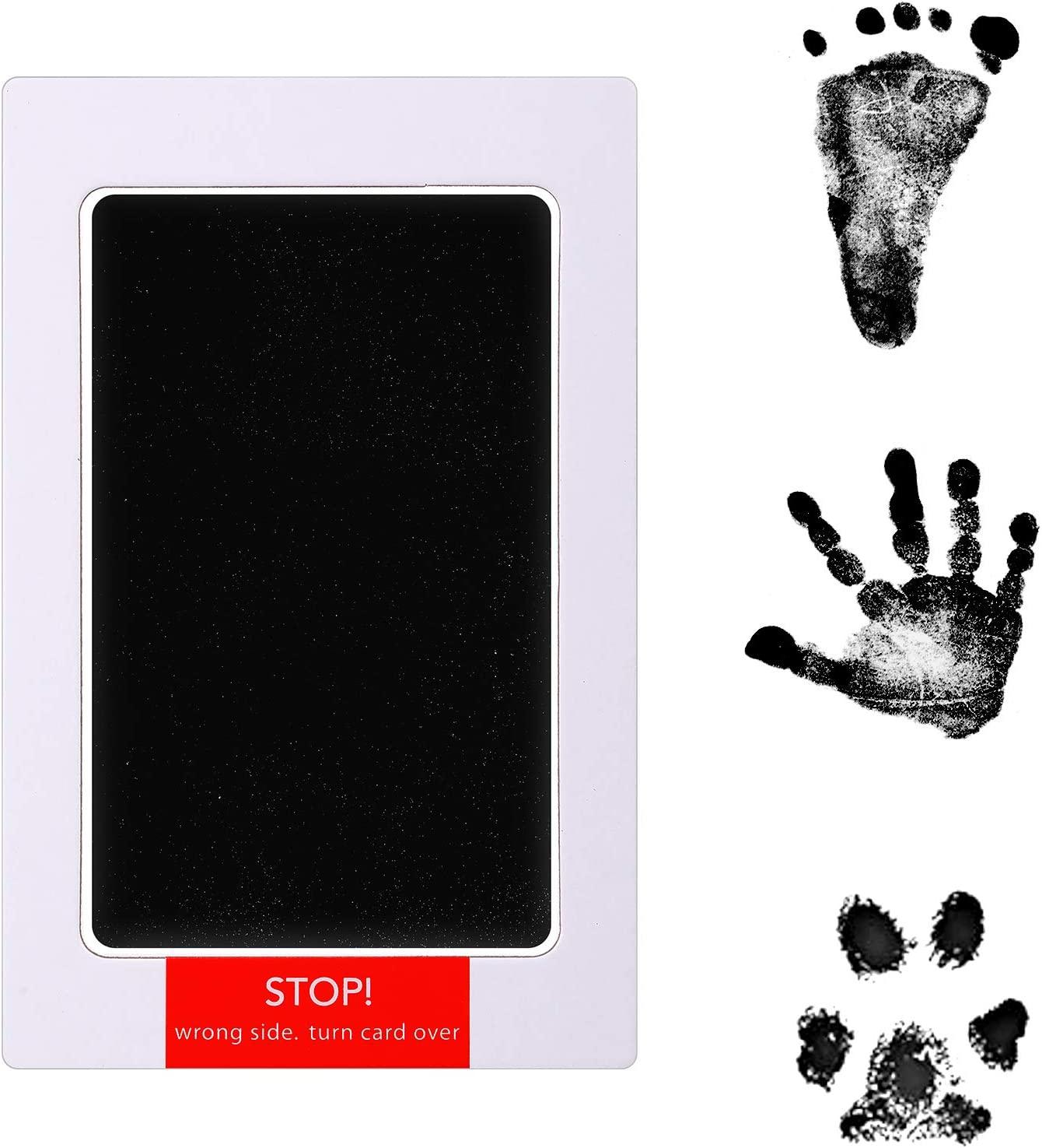 Baby Hand and Footprint Kit - 18 Pieces, Inkless, Safe, Clean Touch ...