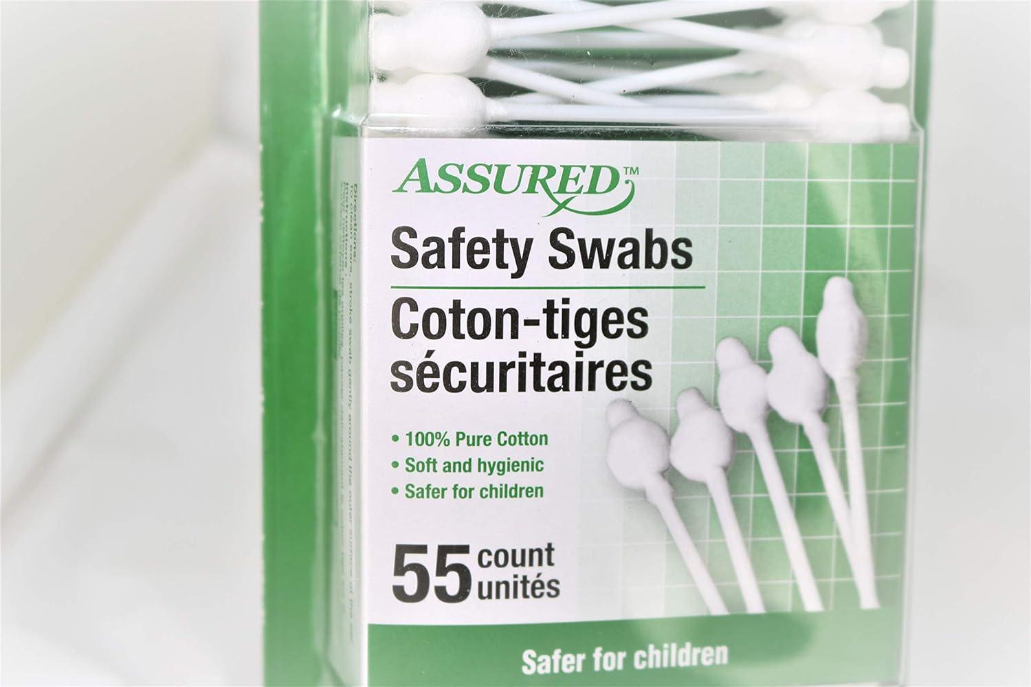 Baby Cotton Safety Swabs 110ct | 100% Cotton | Pack of 2 | Adults/Kids ...