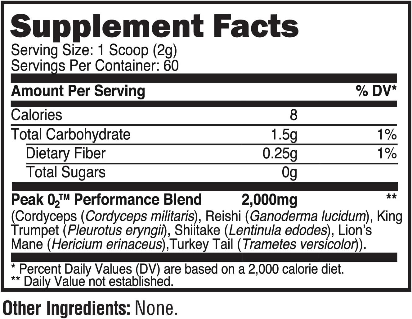 PrimaForce Peak O2 Workout Supplement 120g - Non-GMO Vegan Gluten-Free ...