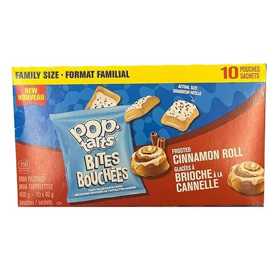 Pop-Tarts Bites Mini Pastries Frosted Cinnamon Roll Flavour - Family ...