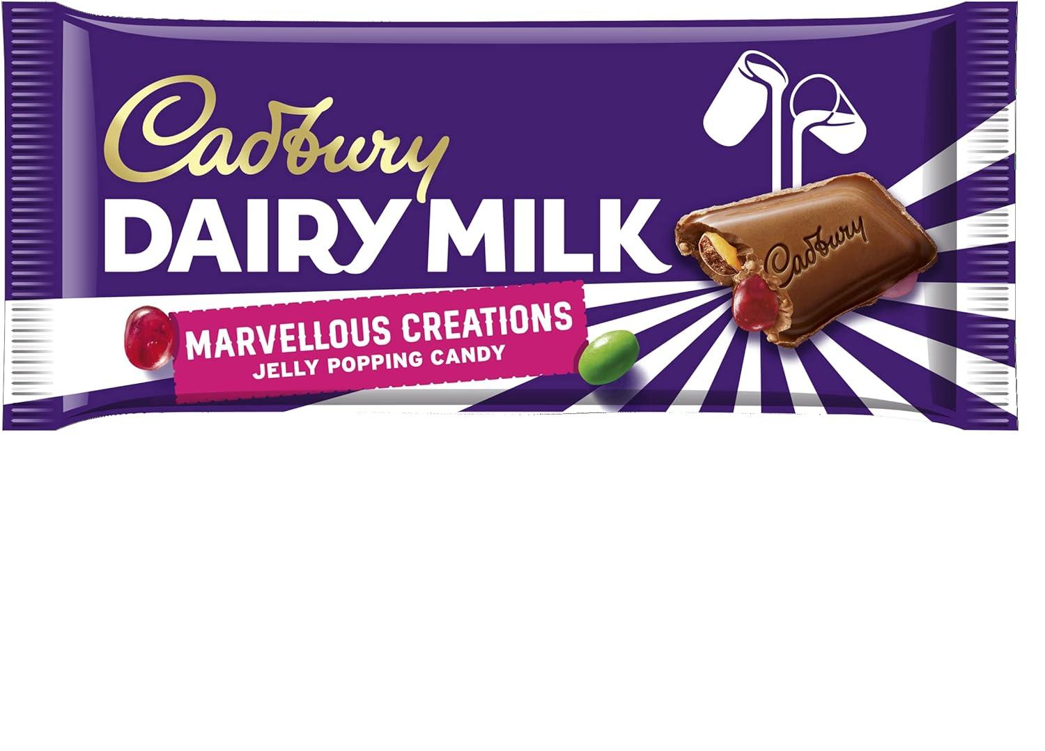 Cadbury Dairy Milk Marvellous Smashables Jelly Popping Candy Chocolate ...
