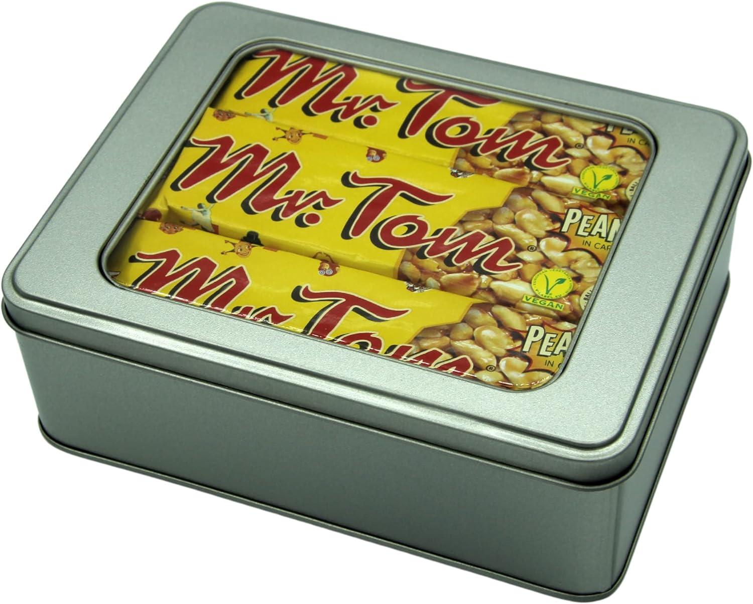 Mr Tom Peanut Brittle Bars Nut Vegan Hamper x 12 Bars and TinTastic ...