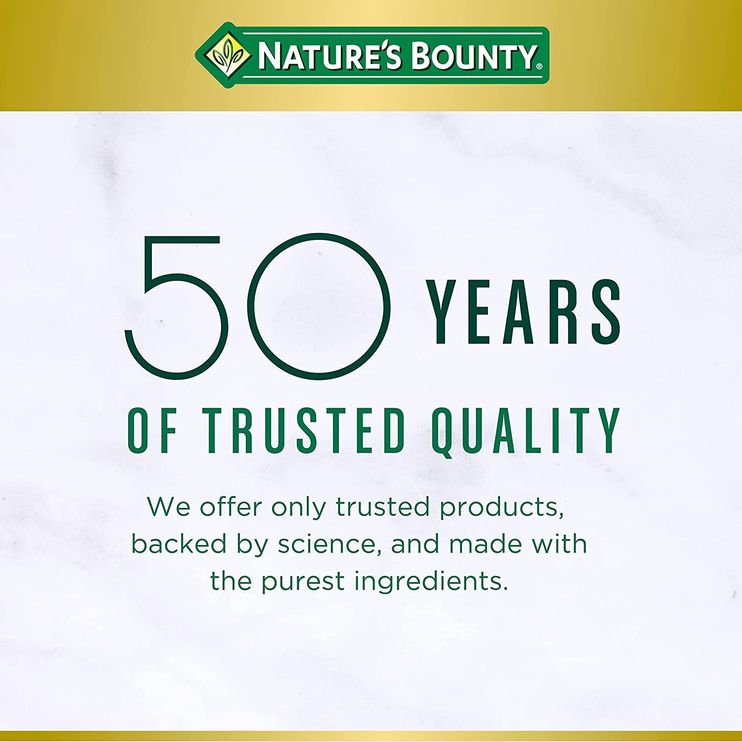 Nature's Bounty Zinc 50mg Caplets - 250 Count for Immune Support | Buy ...