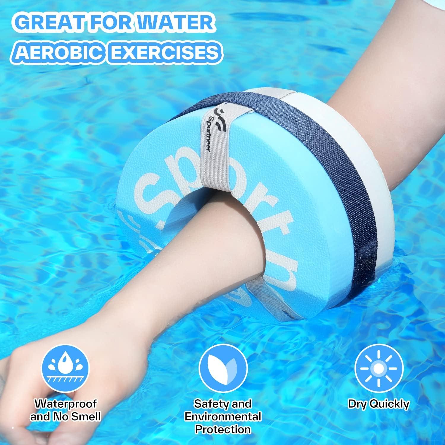 Buy Foam Swimming Cuffs - Water Aerobic Rings with Velcro | Ankle ...