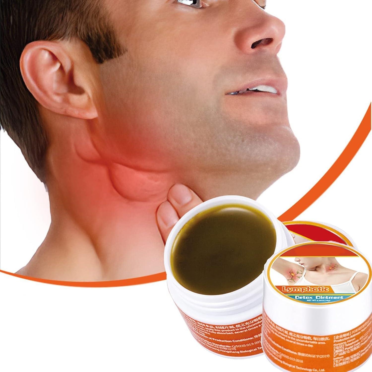 Herbal Lymph Node Detox Cream - Lymphatic Drainage Ointment for Pain ...