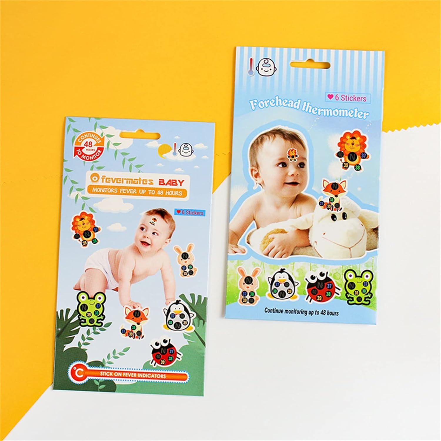 Stickable Forehead Fever Display Sticker - Continuous Temperature ...