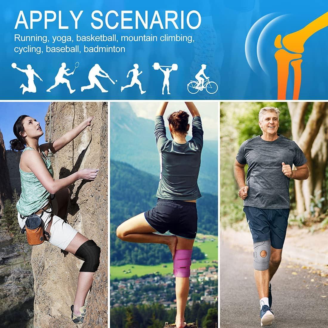 AVIDDA Open-Patella Knee Support Brace for Joint Pain & Sports Injury ...