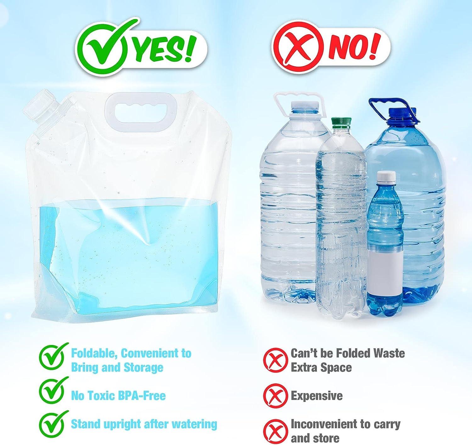 26 Gallon Collapsible Water Container Bag - Set of 20 | BPA-Free ...